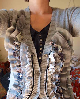 The Honor Roll: DIY: Ruffle Cardigan