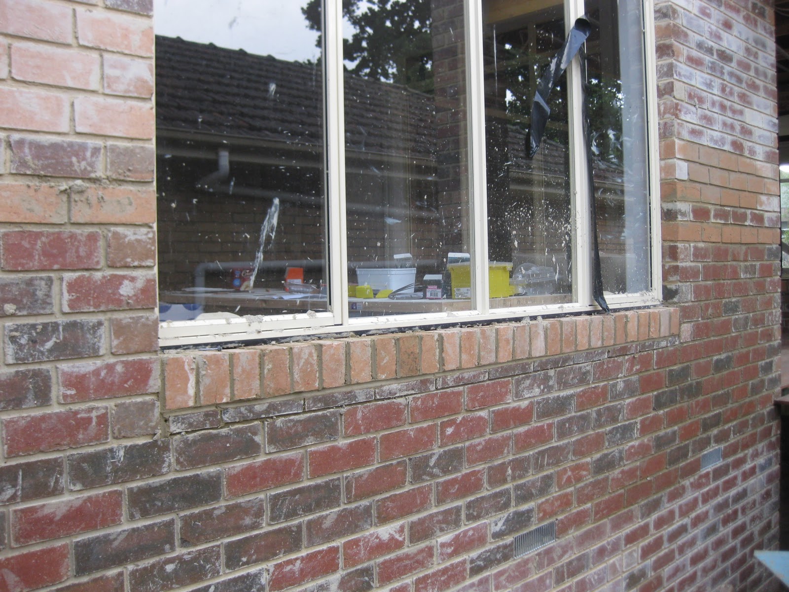 Building the Jamieson: Sill bricks and that door lining thing