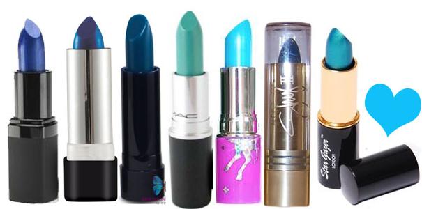 Menina que Brilha no Escuro!: Tendências - Batons chamativos? Azul