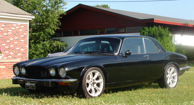 Jaguar XJC Coupe Classic Seeks Hip Cat to Pose Alongside