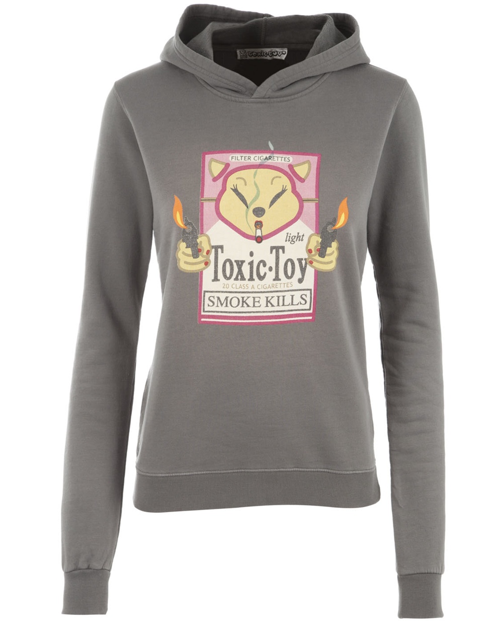 the Lover.: TOXIC.TOY Smoking Kills Printed Hoodie