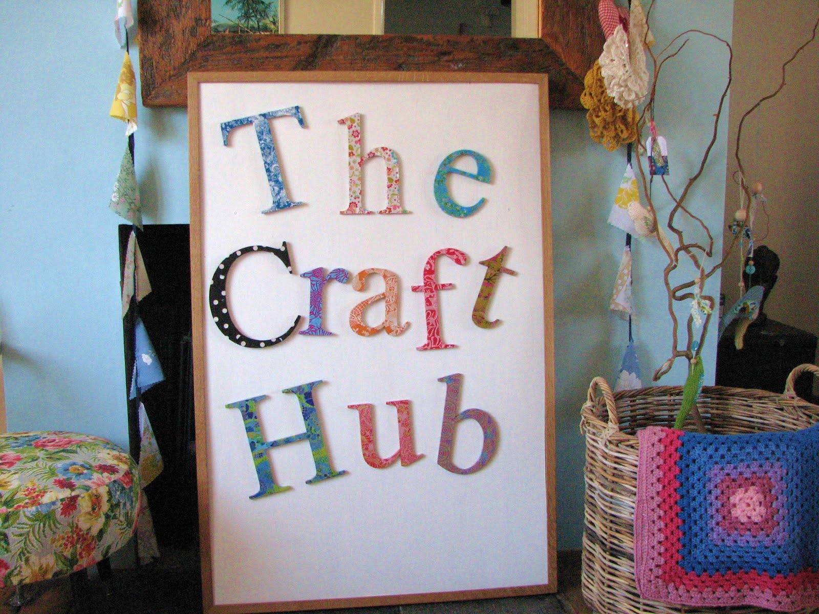 The Craft Hub: Our Craft Hub Sign