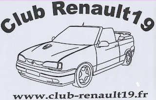 Renault 19 16S Cabriolet: Ebauche logo club R19