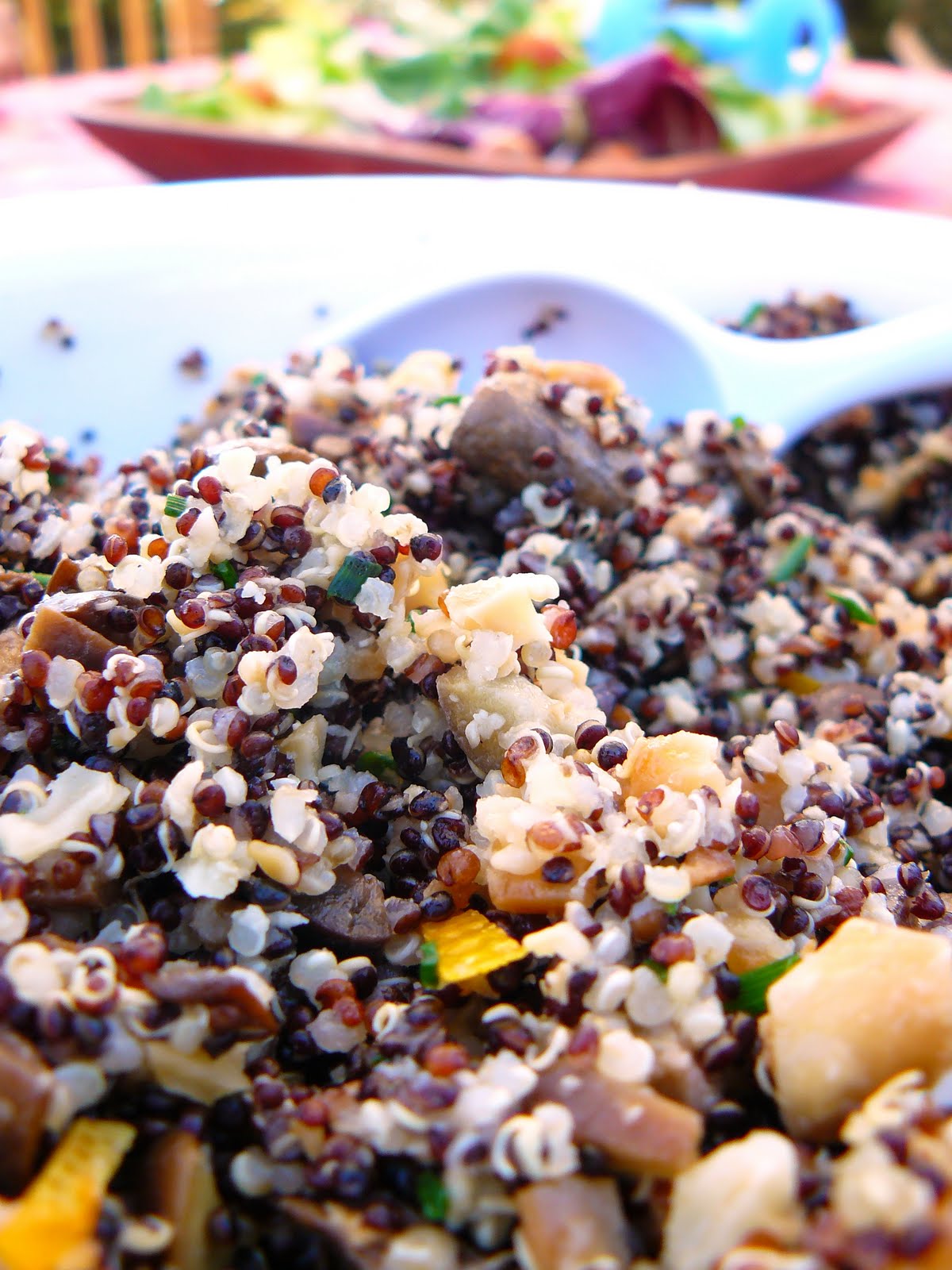 cocina de mercado: Quinoa Roja en Ensalada