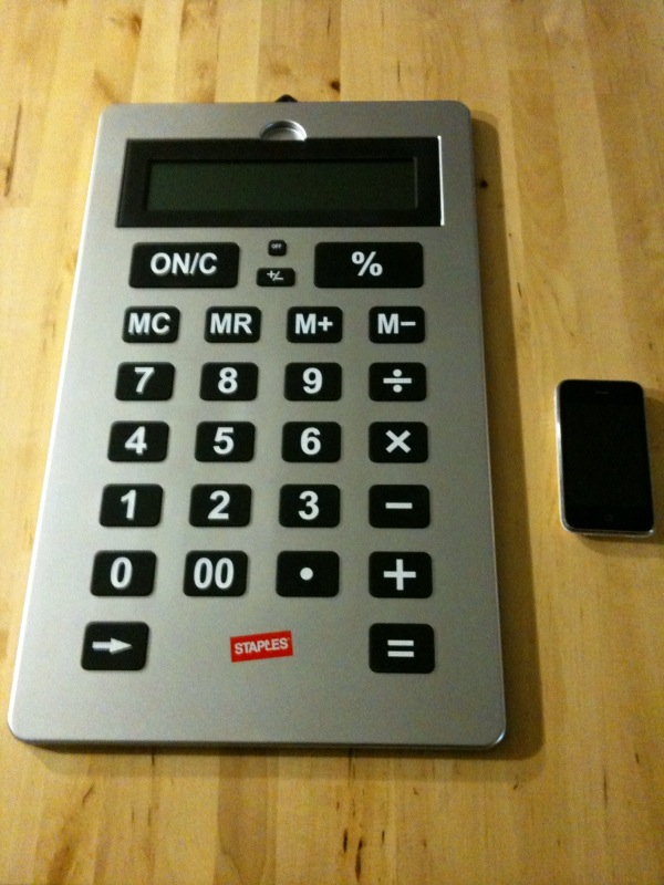 365 Days of FIRSTS: Giant Calcultor