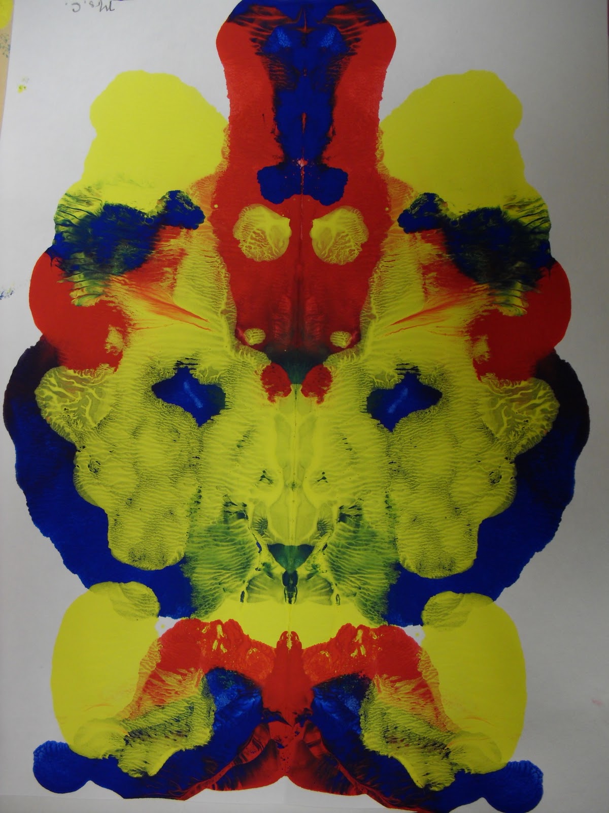 SINKING SPRINGS ART: 5th Grade Color Fold Overs