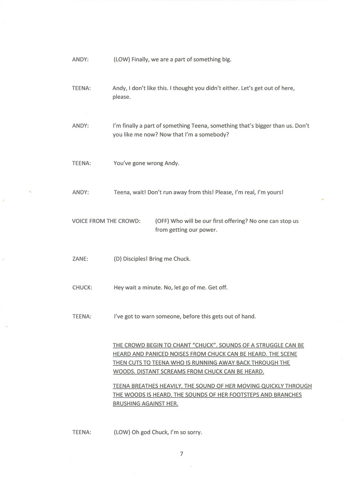 Jack's Radio Drama Production Log A2 MEDIA: RADIO DRAMA - Script ...