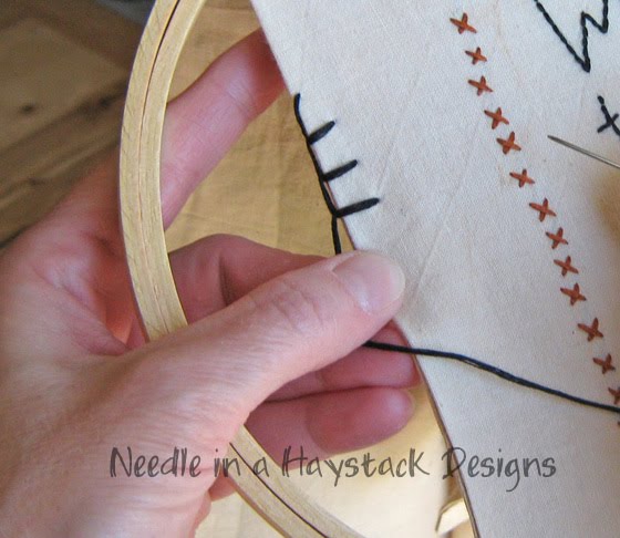 Needle in a Haystack: Blanket Stitch Tutorial