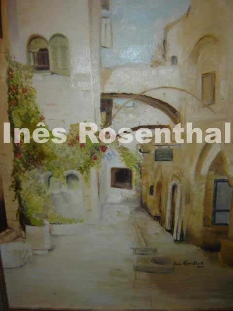 Inês Rosenthal: PINTURAS A ÓLEO Inês Rosenthal- JERUSALÉM-2001