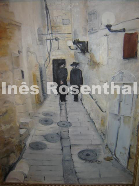 Inês Rosenthal: PINTURAS A ÓLEO Inês Rosenthal- JERUSALÉM-2001