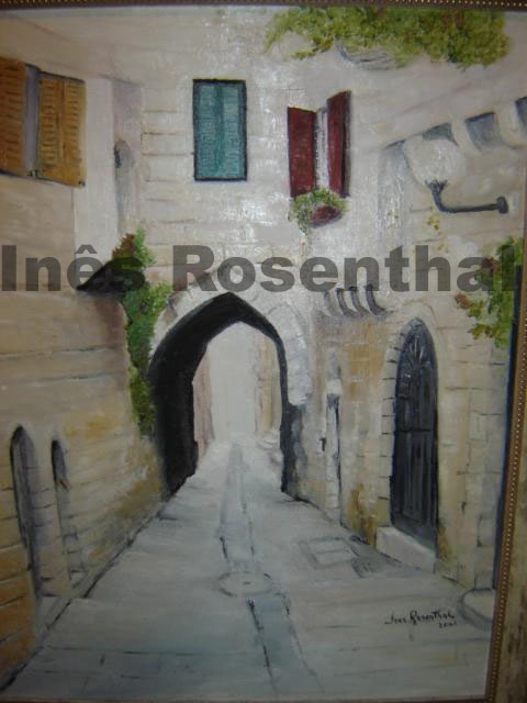 Inês Rosenthal: PINTURAS A ÓLEO Inês Rosenthal- JERUSALÉM-2001