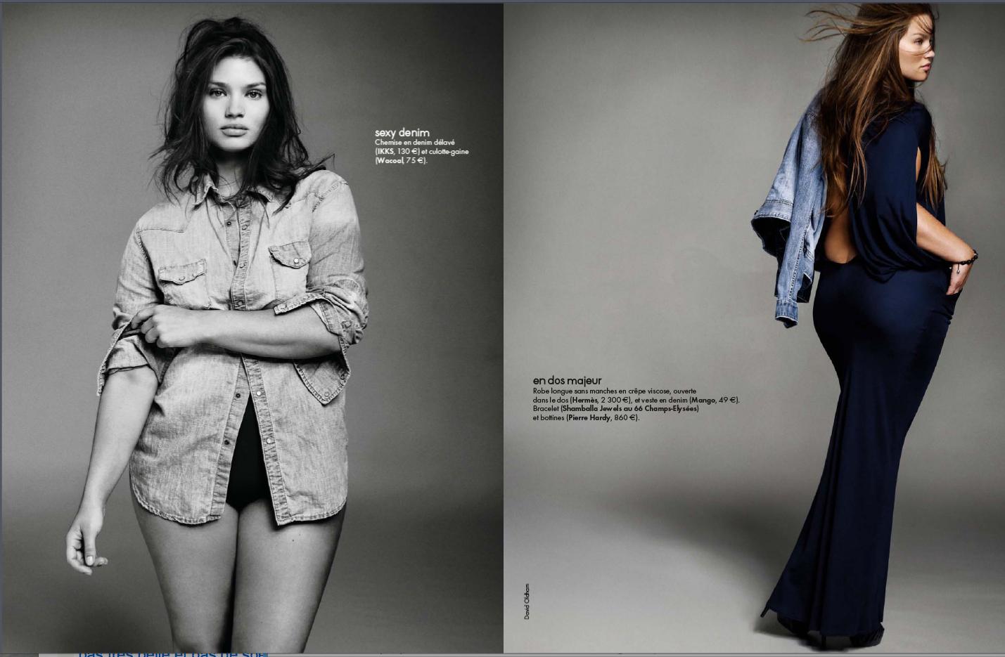 Elle France showcases plus size models...style perfection! - Emily Jane ...