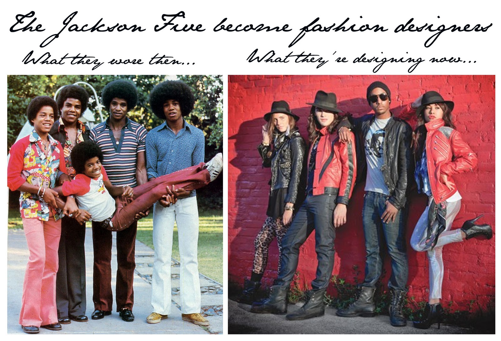 The Jackson Five become fashion designers - Emily Jane Johnston