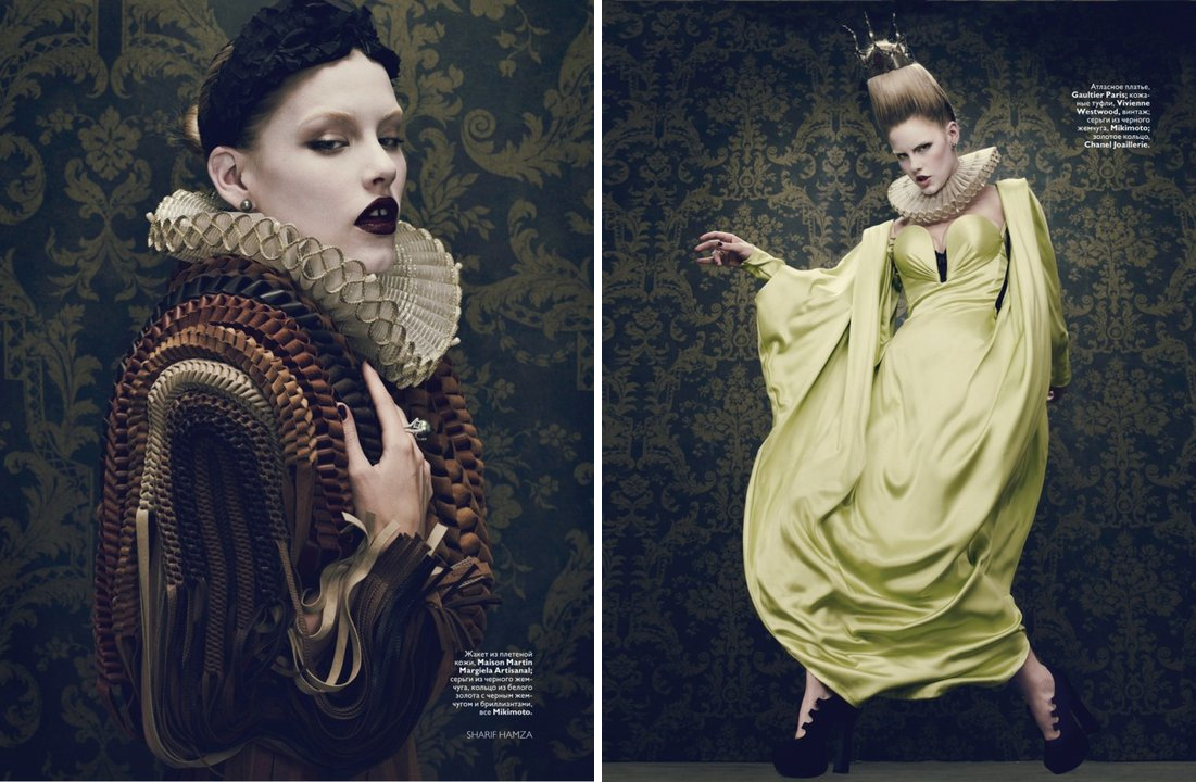 Vogue Russia December 2010 Fashion Editorial… decadence at its finest ...
