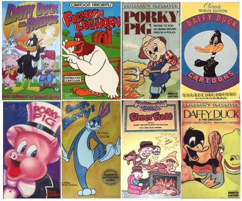 RAZORWIRE PICTURES: Worst Cartoon VHS covers