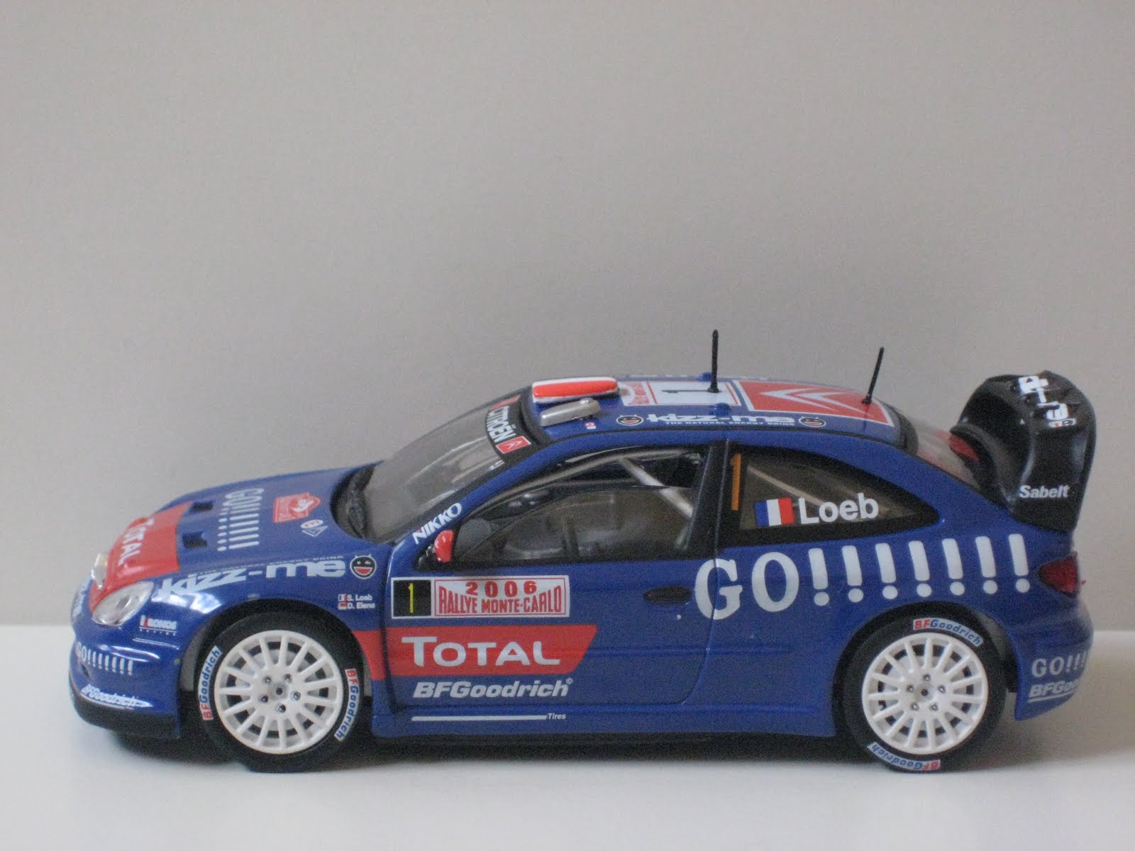 cochesaescala: CITROEN XSARA WRC #1 R. MONTECARLO 2006 SEBASTIEN LOEB