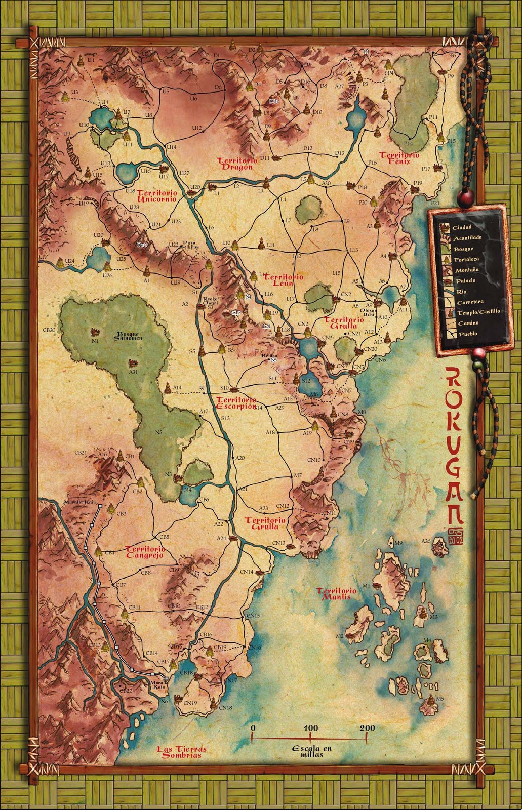 La Leyenda de los 5 Anillos: Introducción y Mapa