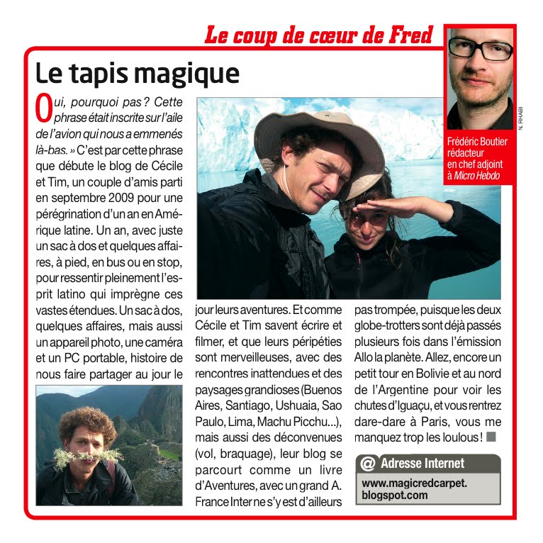 the magic red carpet