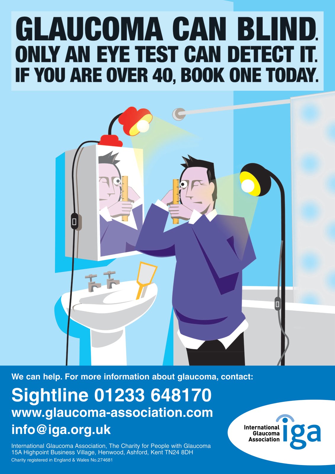 Hairyhand News: HH CREATIVE: International Glaucoma Assoc: Poster