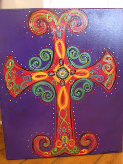 Ooh Wee Designs: Cross Paintings