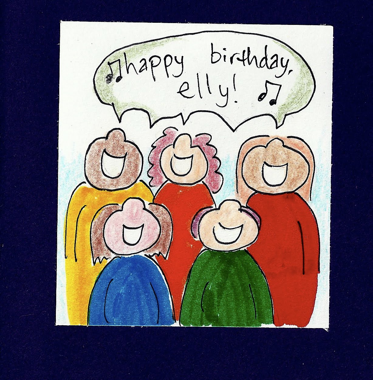 Debbie Dots Greeting Card Blog: The Birthday Song