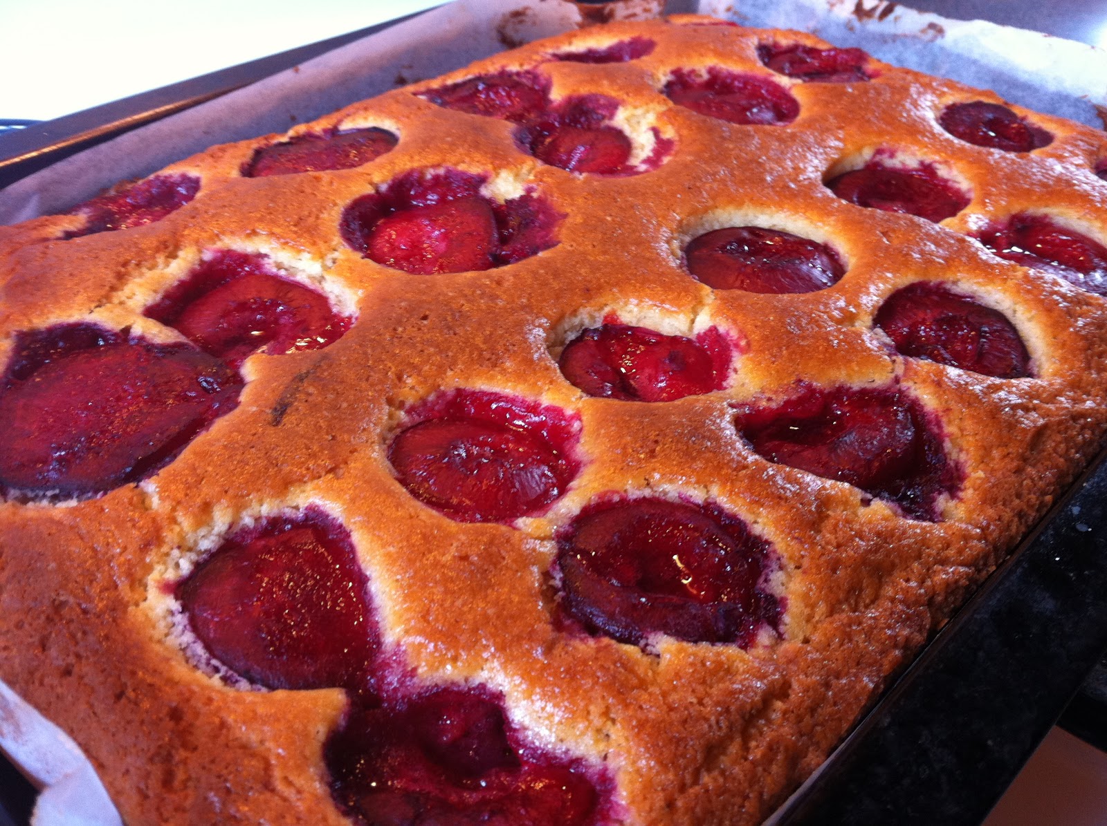 fresh plum cake