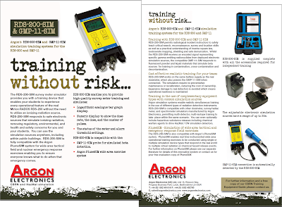 CBRN and HazMat Simulation Training Systems: Argon radiation survey ...