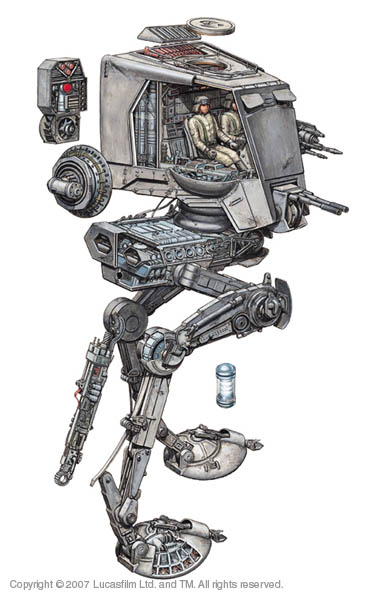 Cosas de Star Wars: los AT-ST