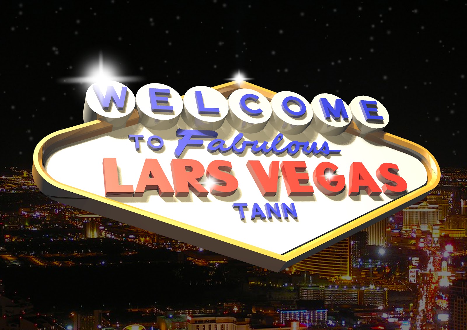 Betsch-art: Lars Vegas Visitenkarte