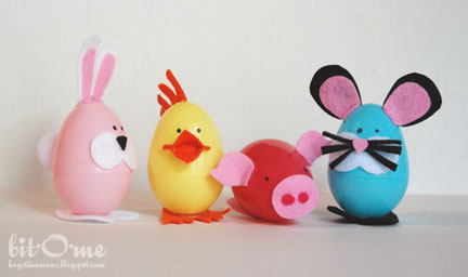 Bit-O-Me: Easter Fun! {Easter Egg Animals}