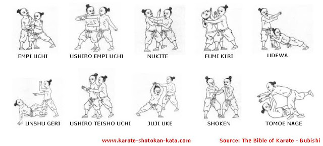 Shotokan Karate - art of the empty hand: Kata - 4 or 8 opponents, myth ...