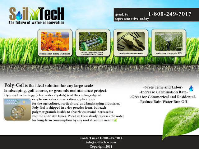 180 Studios: SoilTech logo and temporary web page