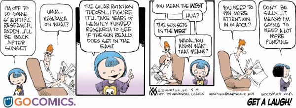 OUR ETERNAL STRUGGLE: "NON SEQUITUR" COMIC STRIP, BY WILEY MILLER