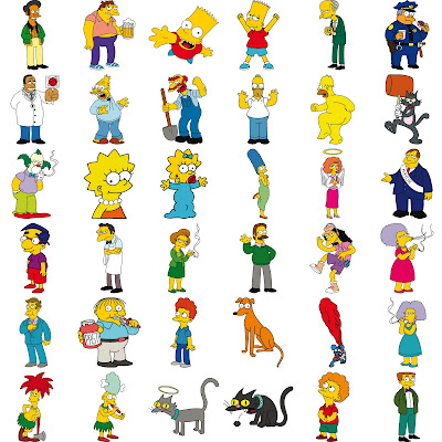 Los Simpsons en vector (Vector Simpsons Illustrations) | Recursos 2D