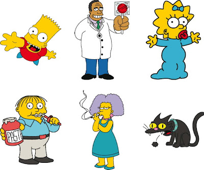 Los Simpsons en vector (Vector Simpsons Illustrations) | Recursos 2D