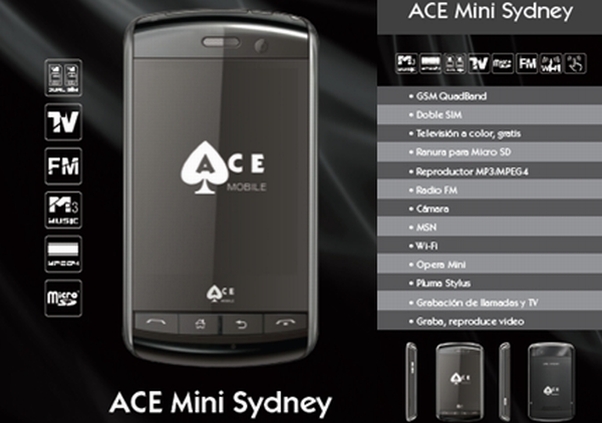 Celulares Ace Mobile con 6 meses de garantia