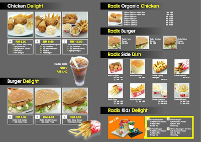 LINDARAHIM-UMMYAISY: MAKAN-MAKAN @ RADIX FRIED CHICKEN, MYDIN MELAKA