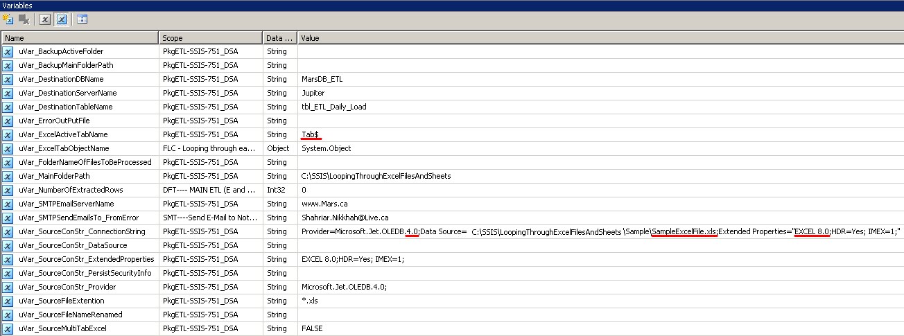 Plexus SQL: Looping Through Excel Files And Sheets in SSIS Plexus SQL: Looping Through Excel Files And Sheets in SSIS