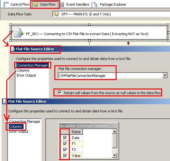 Plexus Sql Looping Through Csv Files Using Ssis