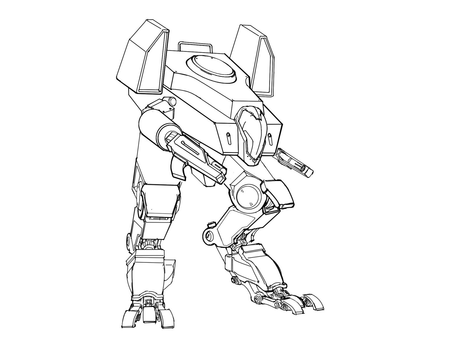 Drawings By Tyler: Mech linework