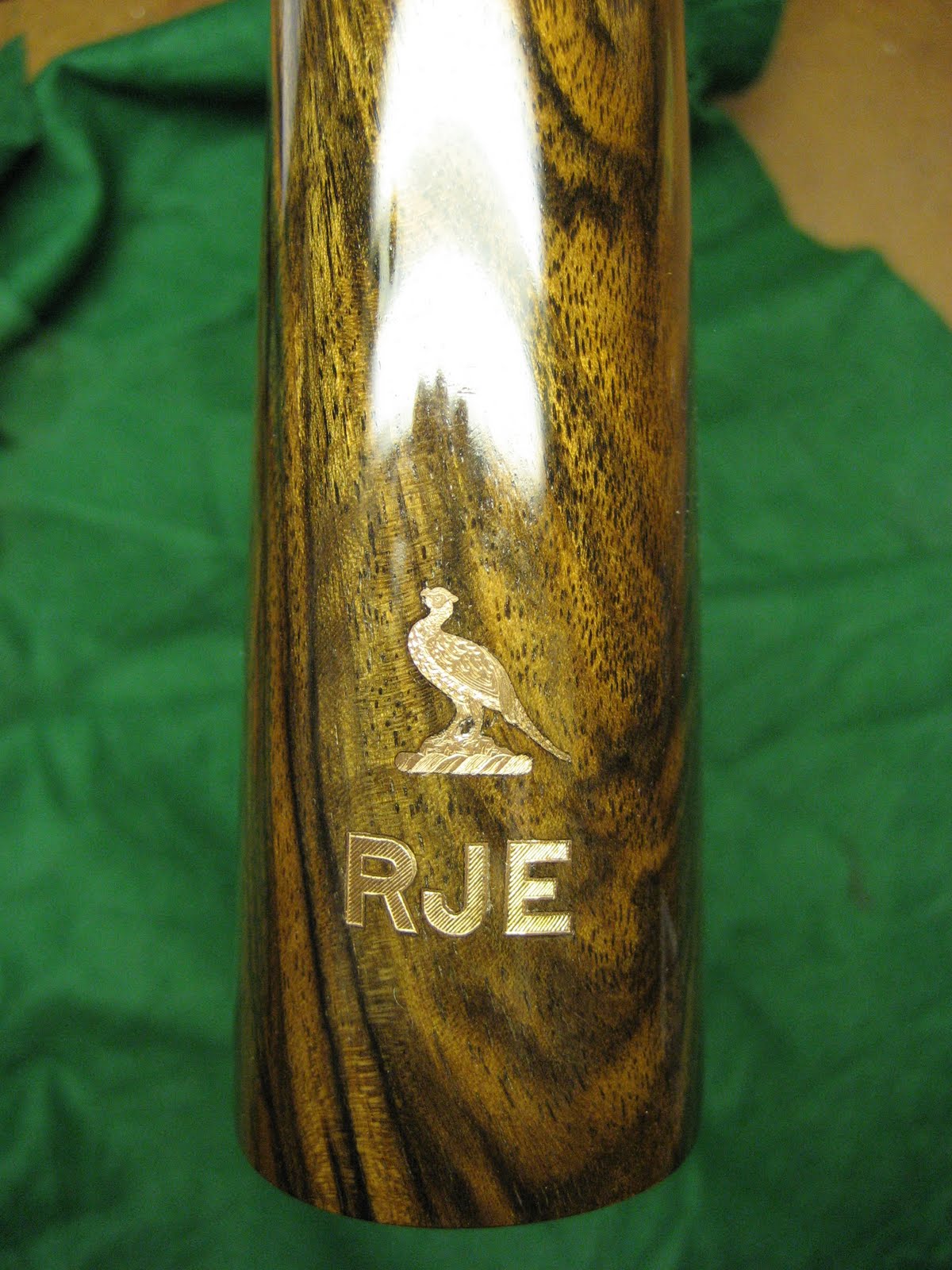 Gun Engraving: Engraving initials on your gun
