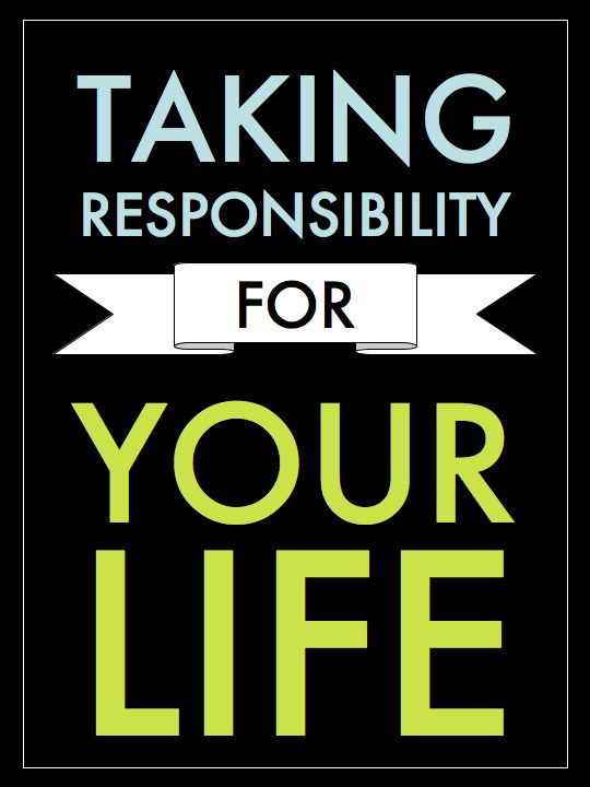sermon guts: Taking Responsibility For Your Life Week 1