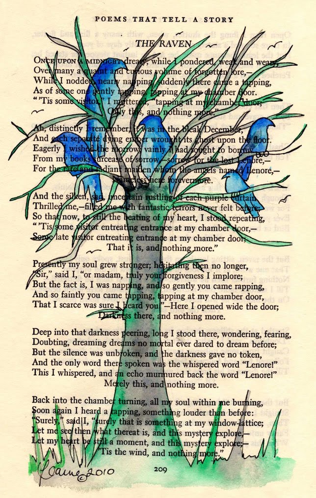 Poetry and Art -the full poems behind the art pages: The Raven by Edgar ...