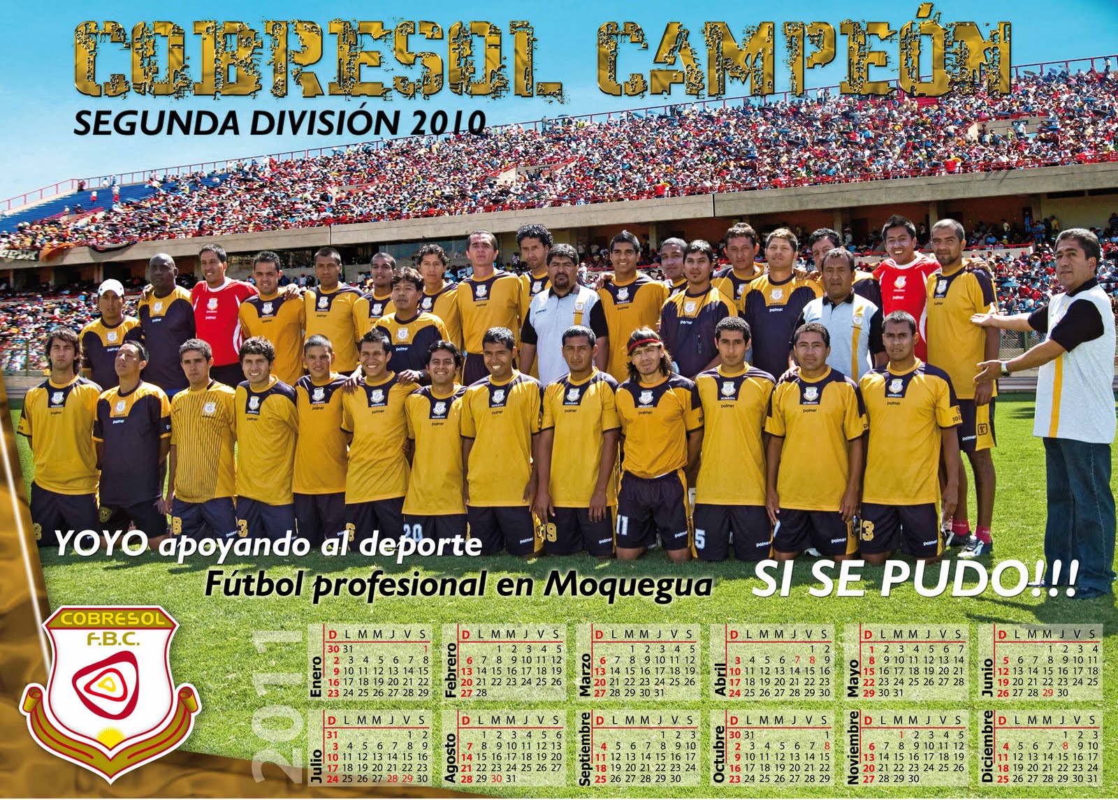 El Blog del Hincha de Cobresol FBC: POSTER DE COBRESOL