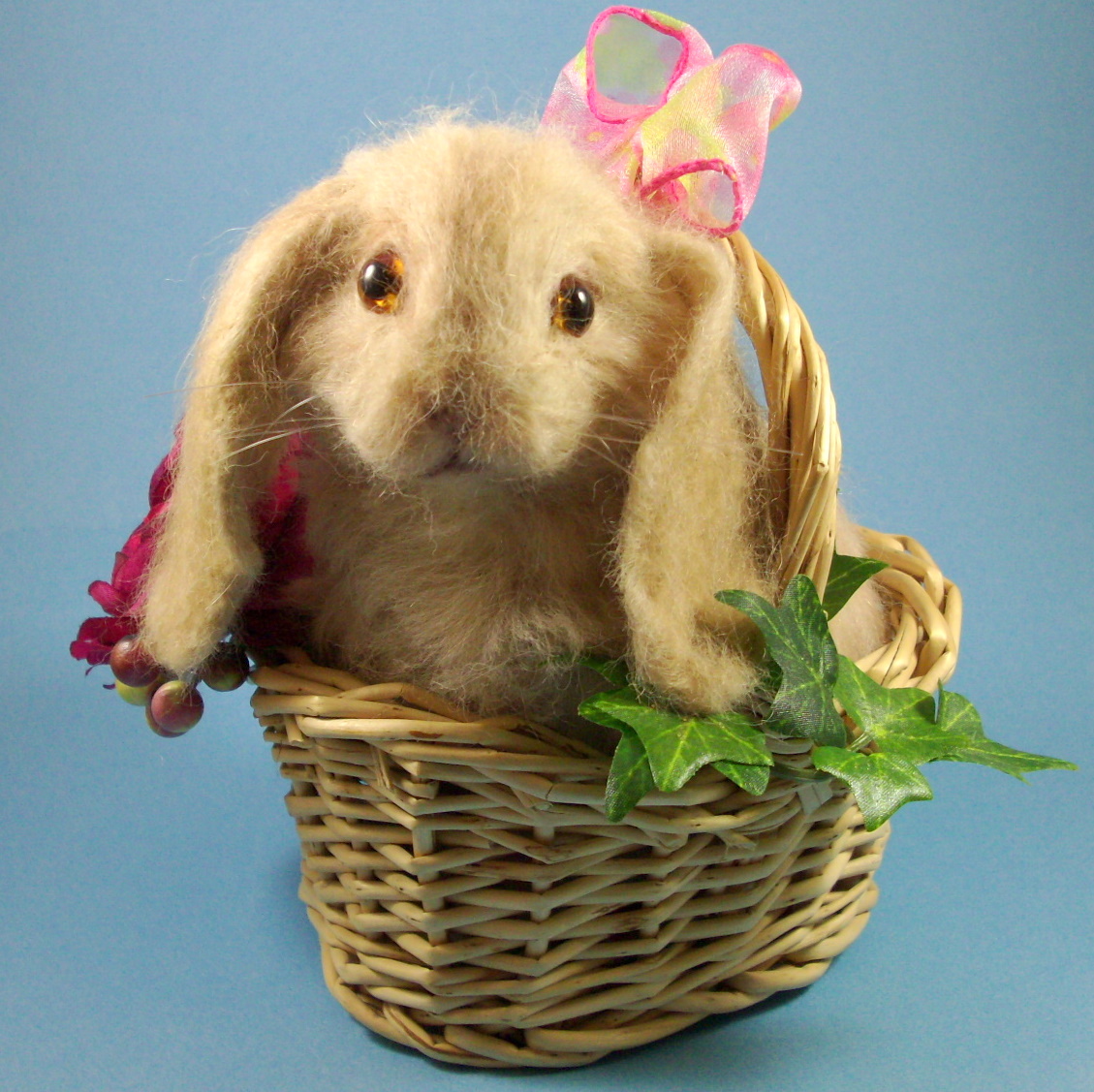 Needle Felted Art by Robin Joy Andreae: Violet