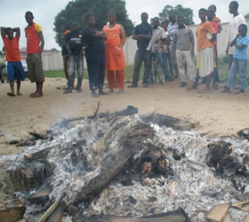 GhanatoGhana: A 72 year old grandmother burnt alive of being a witch at ...