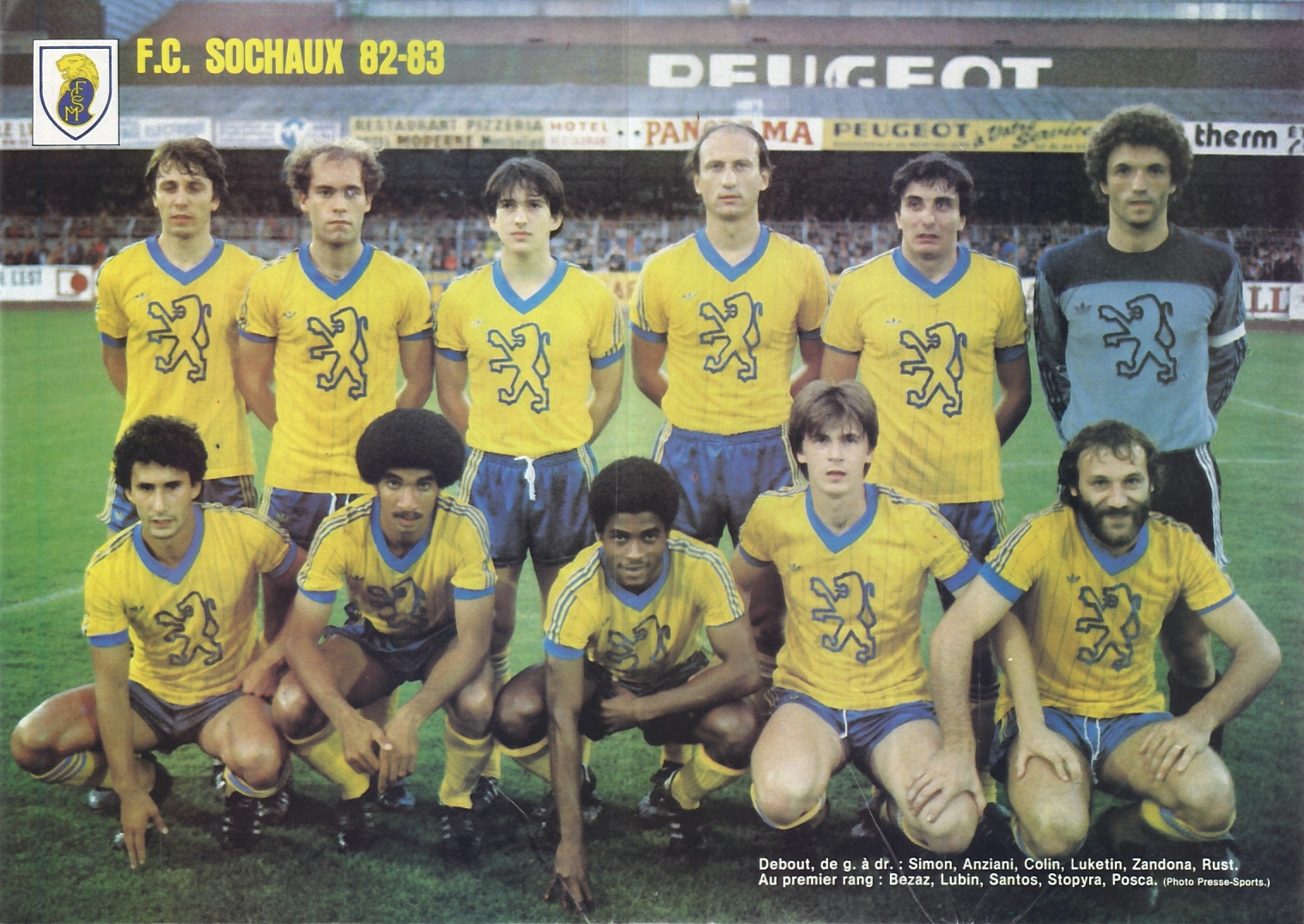 FOOTBALL RETRO: Sochaux 1982-83