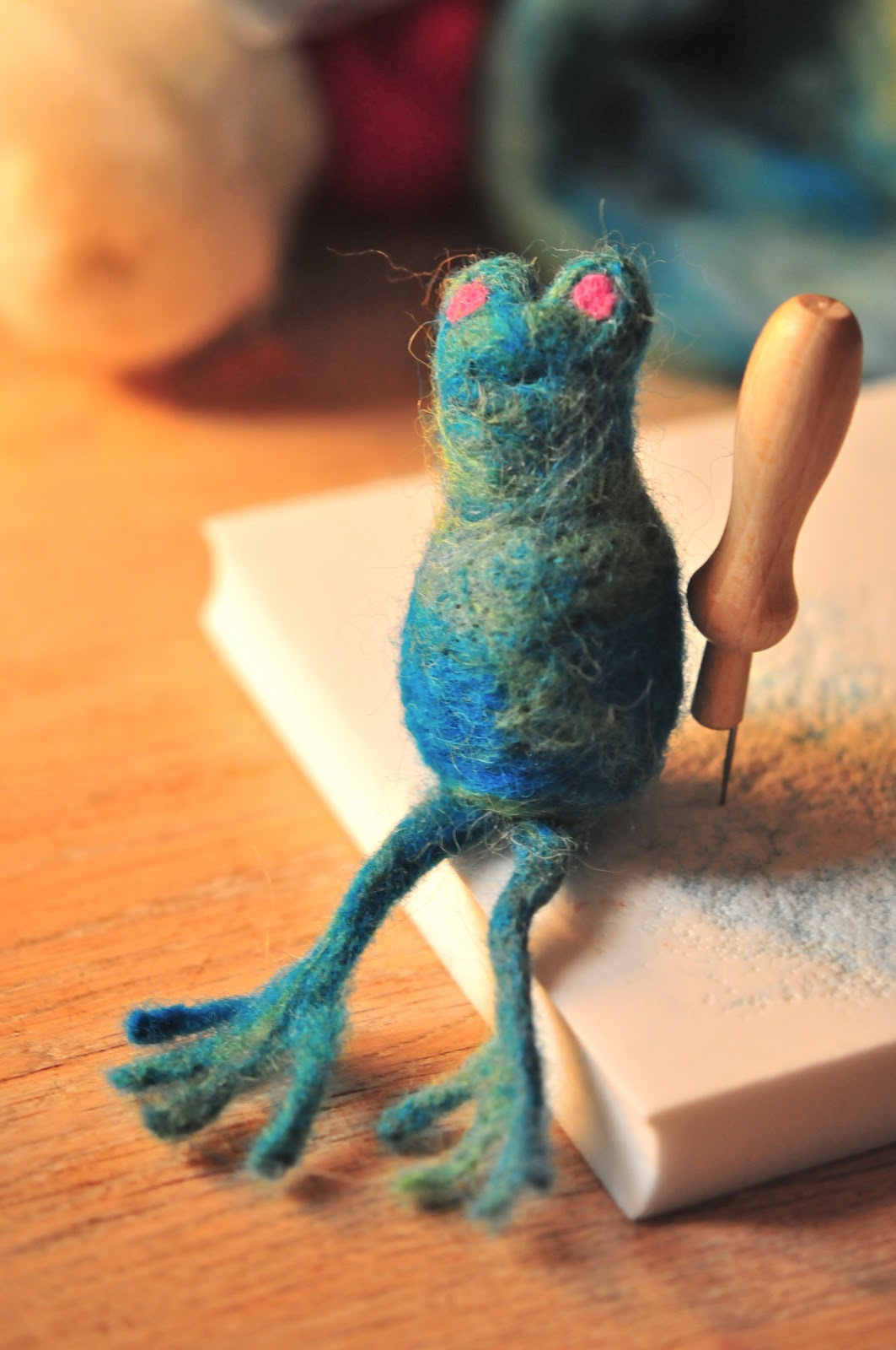 moments of perfect clarity: lessons in felting or it's good to have a stash