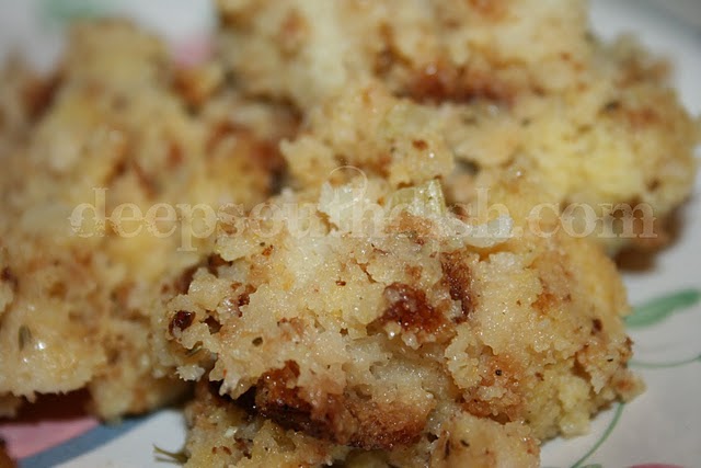 Deep South Dish: Traditional Southern Cornbread Dressing (Stuffing)