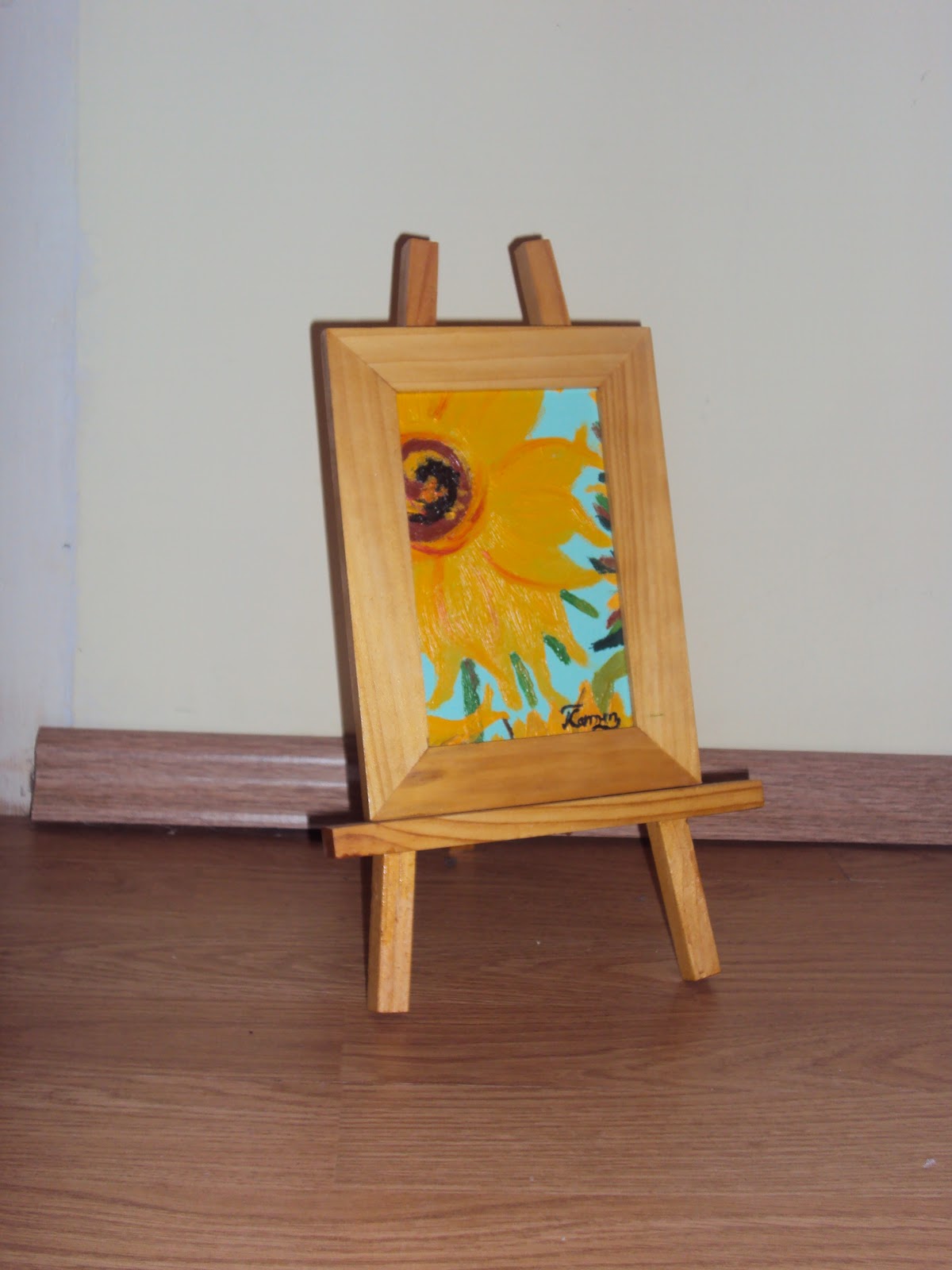 1001 Picturi: Mini sevalet floarea soarelui